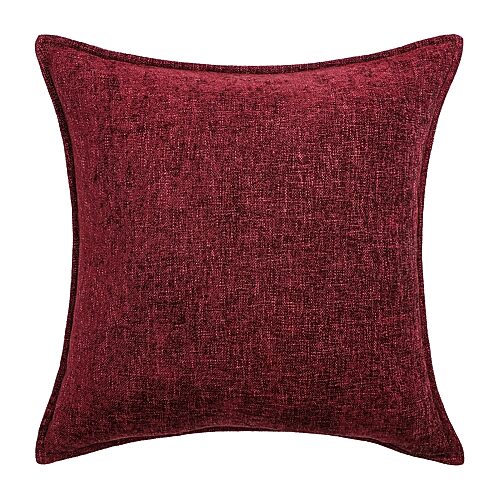 Click here for Chenille 20x20 Square Throw Pillow  One Size  Red prices