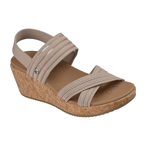 Click here for Skechers Womens Arch Fit Beverlee 2.0 Wedge Sandal... prices