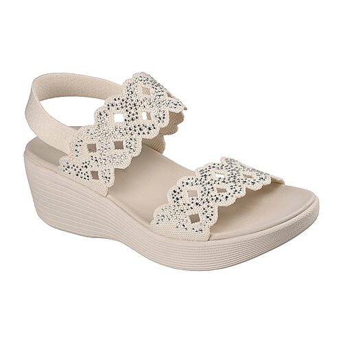 Click here for Skechers Womens Parallel Sass Daz Wedge Sandals  8... prices