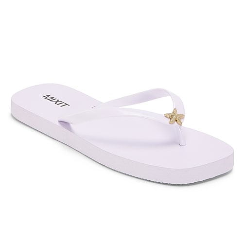 Click here for Mixit Womens Embellished Flip-Flops  11/12  White prices