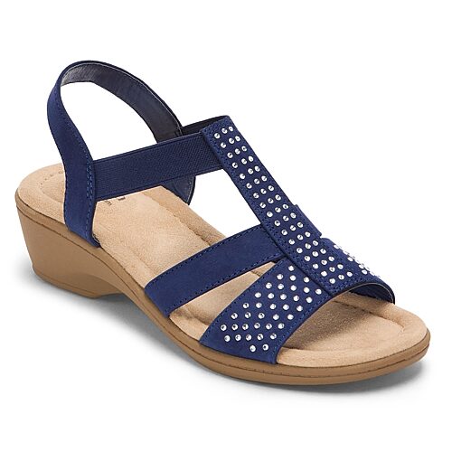 Click here for east 5th Womens Indigo Strap Sandals  7 1/2 Medium... prices