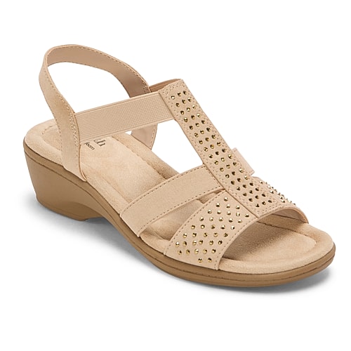 Click here for east 5th Womens Indigo Strap Sandals  8 Medium  Be... prices