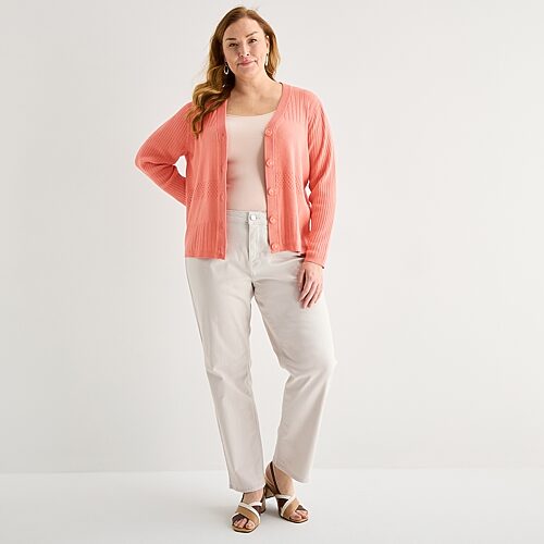 Click here for Liz Claiborne Lana Womens Plus High Rise Straight... prices