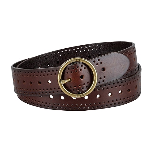 Click here for Levis Womens Adjustable Laser Cut Leather Belt - B... prices