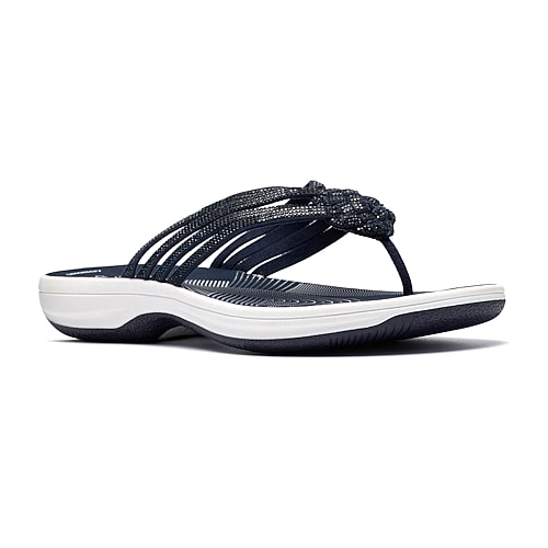Click here for Clarks Cloudsteppers Womens Breeze Gem Flip-Flops... prices