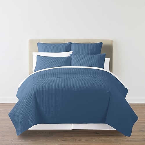 Click here for Home Expressions Geo Stitch Quilt Set  One Size  B... prices