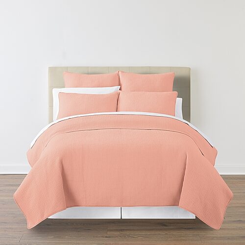Click here for Home Expressions Geo Stitch Quilt Set  One Size  P... prices