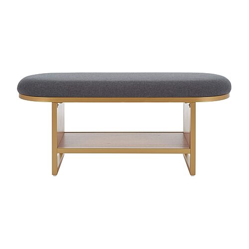 Safavieh Iona Storage Bench  One Size  Gray