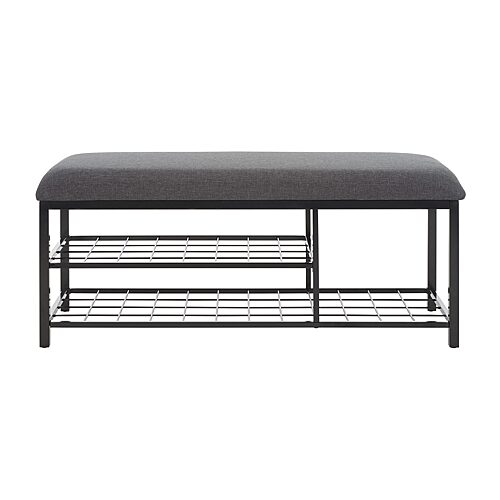Click here for Safavieh Milligan Storage Bench  One Size  Gray prices