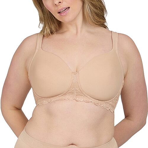 Leading Lady The Zoey Molded Wirefree T-shirt Bra - 5139  D  Beige