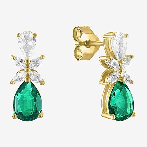 Click here for Gemstone Sterling Silver Pear Drop Earrings  One S... prices