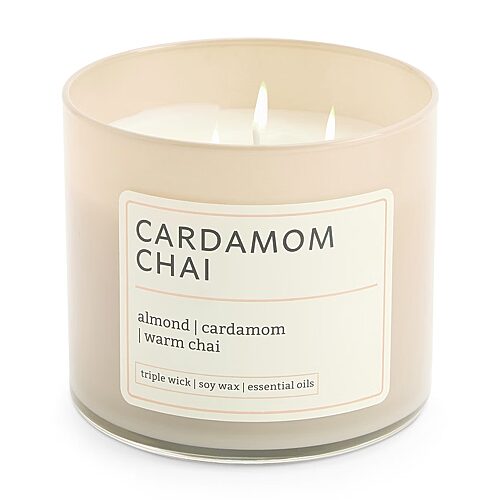 Click here for Distant Lands Cardamom Chai 3-Wick Scented Jar Can... prices