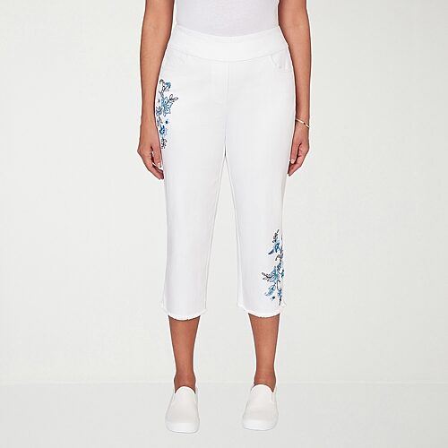 Click here for Alfred Dunner Mykonos Womens Plus Straight Mid Ris... prices