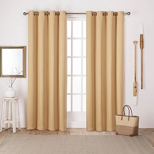 Click here for Exclusive Home Curtains Sateen Grommet Top Blackou... prices