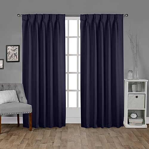 Click here for Exclusive Home Curtains Sateen Pinch Pleat Energy... prices
