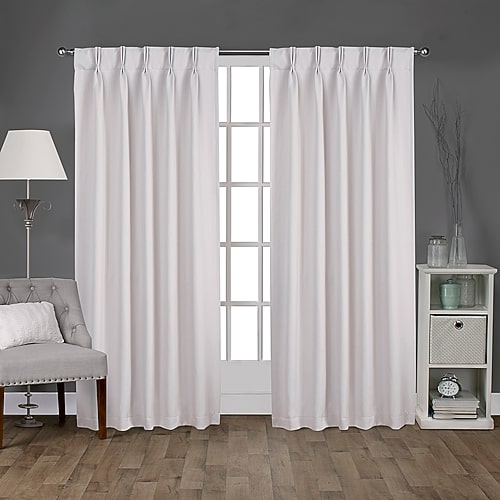 Click here for Exclusive Home Curtains Sateen Pinch Pleat Energy... prices