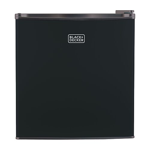 1.7 cu.ft.. Ref / Freeze1 Door - Black - Black