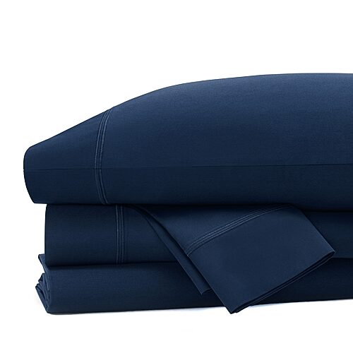 Fieldcrest Luxury 500-Thread Count Egyptian Cotton 2-Pack Pillowcases  One Size  Blue