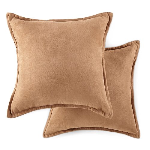 Click here for Home Expressions Faux Suede 2-pack Square Throw Pi... prices