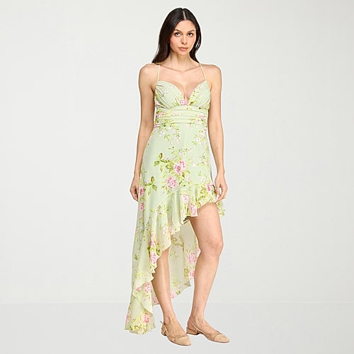 Click here for City Triangle Womens Juniors High-Low Sweetheart N... prices