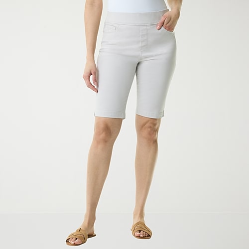 Click here for Gloria Vanderbilt Womens Amanda Pull On Denim Berm... prices
