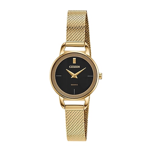 Click here for Citizen Womens Quartz Gold-Tone Stainless Steel Me... prices