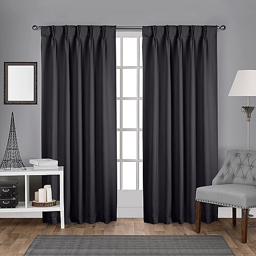 Click here for Exclusive Home Curtains Sateen Pinch Pleat Energy... prices