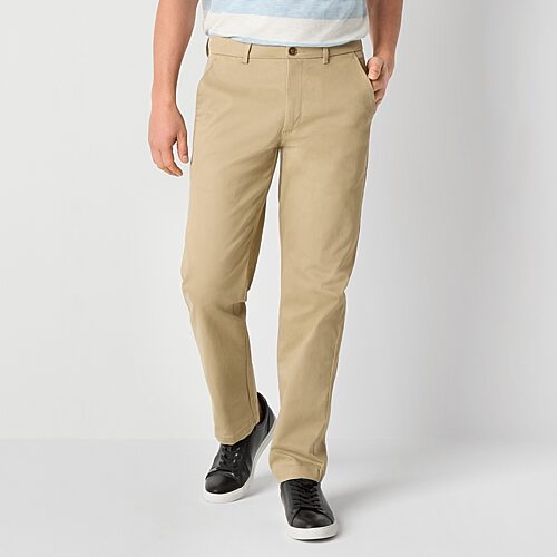 Click here for St. Johns Bay Stretch Chino Mens Relaxed Fit Flat... prices