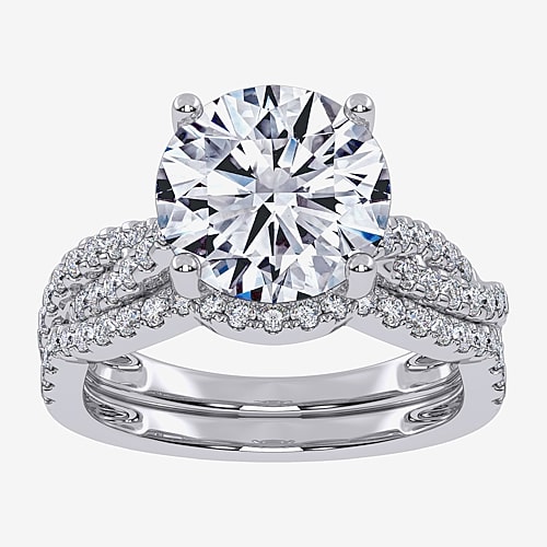 Click here for (G-H / Si1-Si2) Womens 3 1/2 CT. T.W Lab Grown Whi... prices