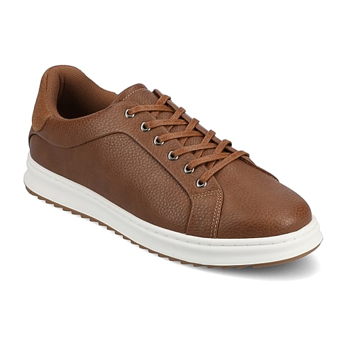 Click here for Vance Co. Mens Robby Casual Sneakers - Brown prices