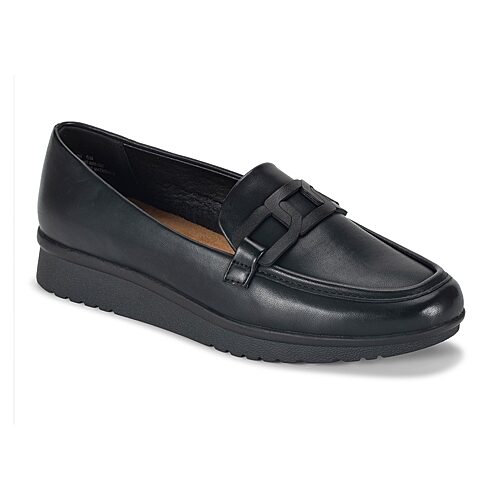 Baretraps Addison Womens Moc Closed Toe Loafers  11 Medium  Black
