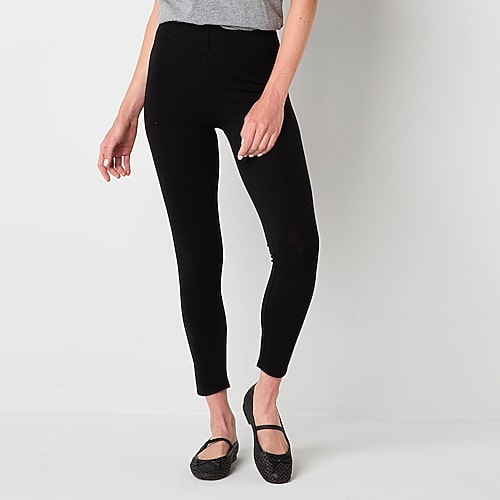 Click here for Mixit Womens Mid Rise Knit 23 1/2 Cropped Legging... prices