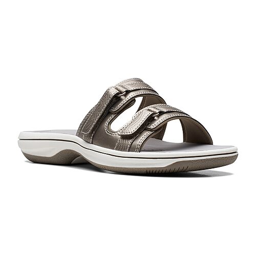 Click here for Clarks Cloudsteppers Womens Breeze Piper Slide San... prices