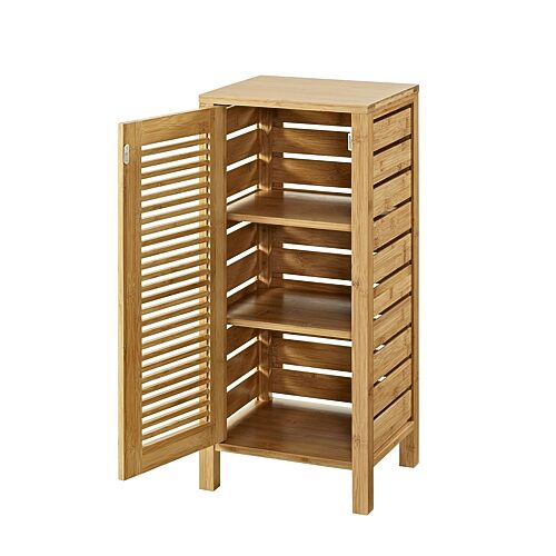 Click here for Bracken One Door Floor Bathroom Cabinet  One Size... prices