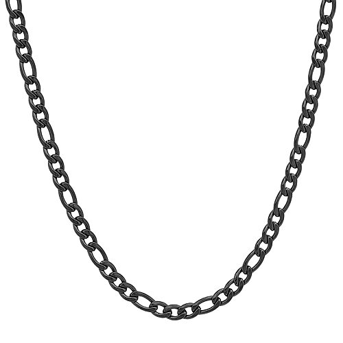 Click here for Steeltime Black Ion Plated Mens Stainless Steel 24... prices