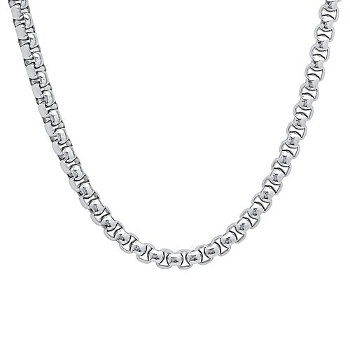 Click here for Steeltime Mens Stainless Steel 24 Inch Link Chain... prices