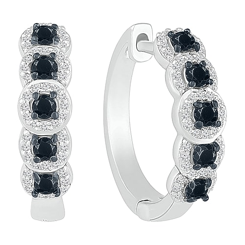 Click here for Womens 1/2 CT. T.W. Natural Black Diamond Sterling... prices