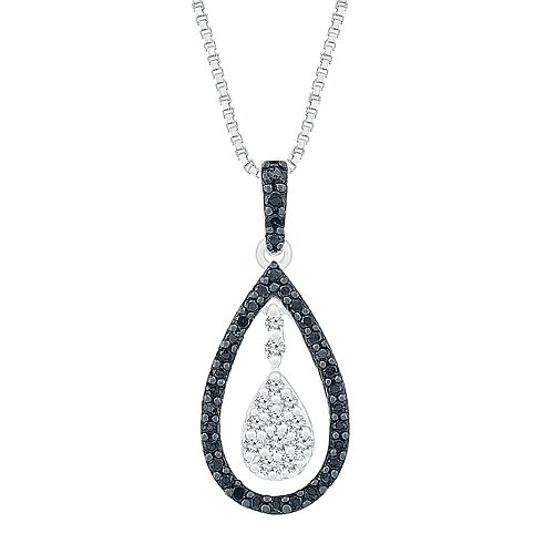 Click here for Womens 1/3 CT. T.W. Natural Black Diamond Sterling... prices
