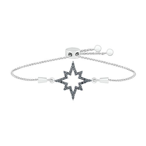 Click here for North Star Womens 1/4 CT. T.W. Natural Black Diamo... prices