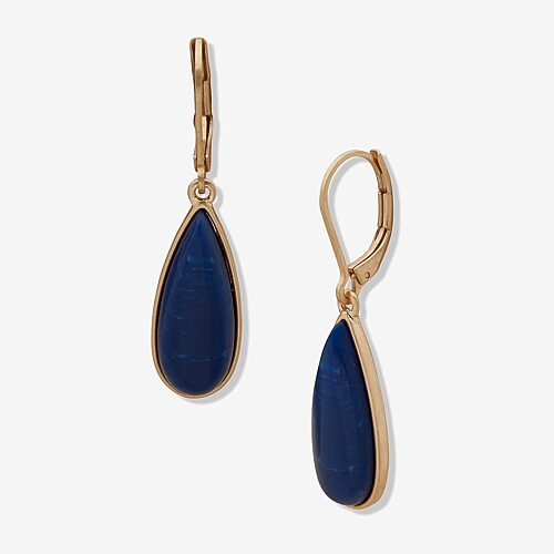 Click here for A.N.A Gold Tone Womens Drop Earrings  One Size  Bl... prices