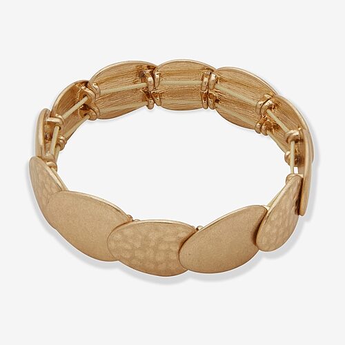 Click here for a.n.a Gold Tone Womens Round Stretch Bracelet  One... prices