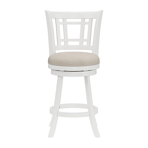 Click here for Fairfox Swivel Counter Stool  One Size  White prices