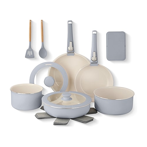 Click here for Gotham Steel Ceramic 18-pc. Non-Stick Cookware Set... prices