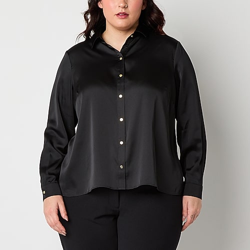 Click here for Bold Elements Womens Plus Cuffed Long Sleeve Regul... prices