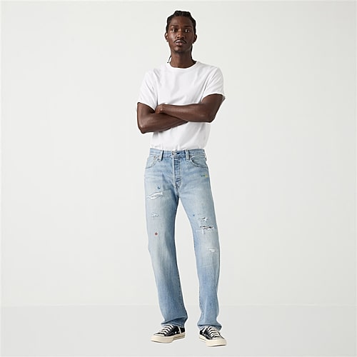 Click here for Levis Mens 501 Regular Fit Straight Leg Jean  42 3... prices