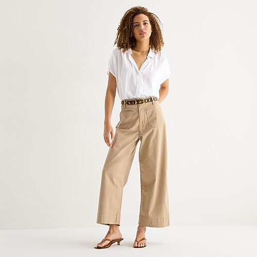 Click here for a.n.a Patch Pocket Womens Wide Leg Highest Rise Cr... prices