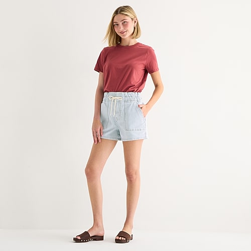 Click here for a.n.a Utility Womens 5 Highest Rise Denim Short  1... prices