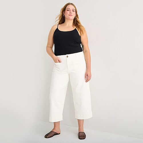 Click here for a.n.a Patch Pocket Womens - Plus Highest Rise Crop... prices