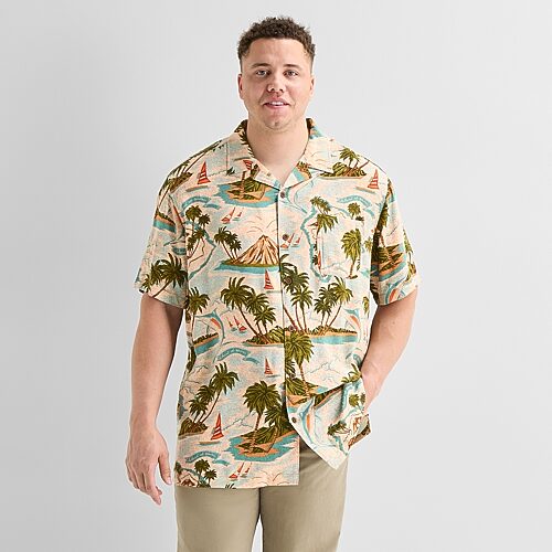Click here for St. Johns Bay Button-Down Mens Short Sleeve Big an... prices