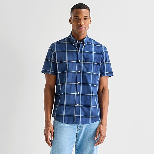 Click here for U.S. Polo Assn. Plaid Mens Short Sleeve Classic Fi... prices